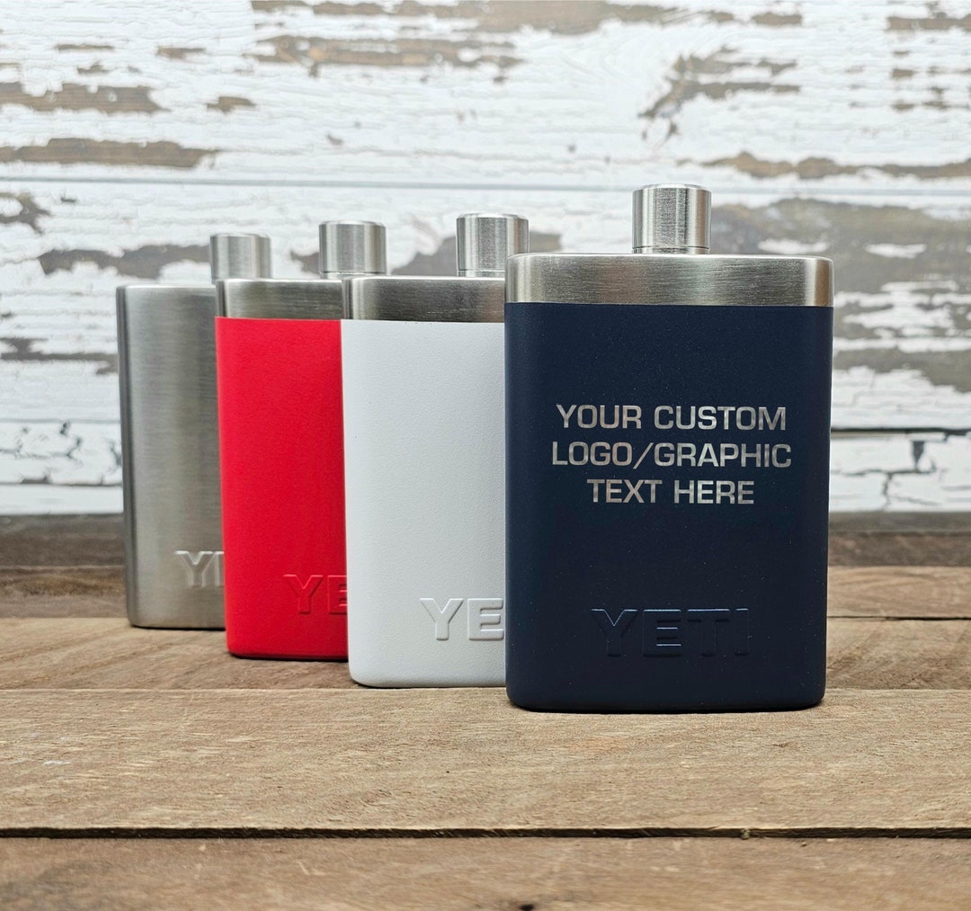 Personalized Engraved YETI® 7oz Flask Groomsmen Gifts, Best Man ...