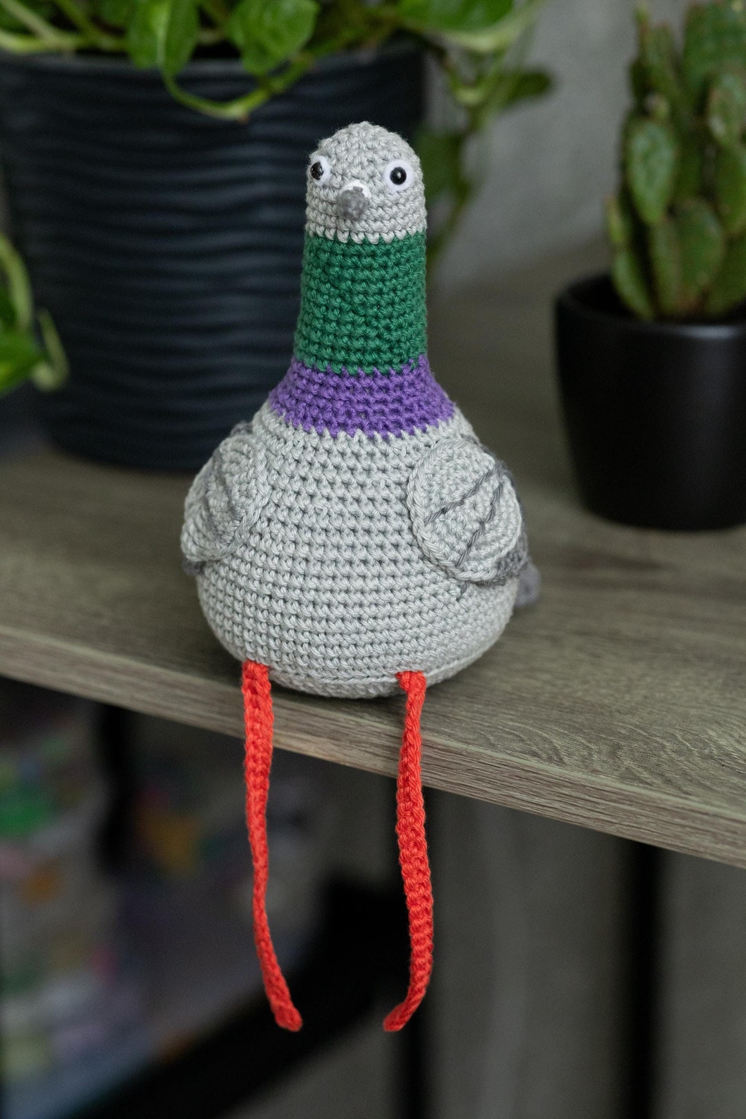 Pigeon Crochet Amigurumi Bird Birdie Plushie Plush Stuffed Toy Souvenir ...