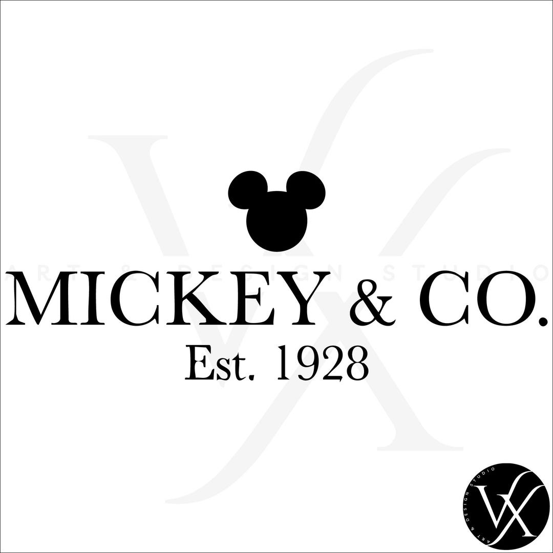 Mickey and Co, Printable Design Files, Silhouette, Sublimation Design ...