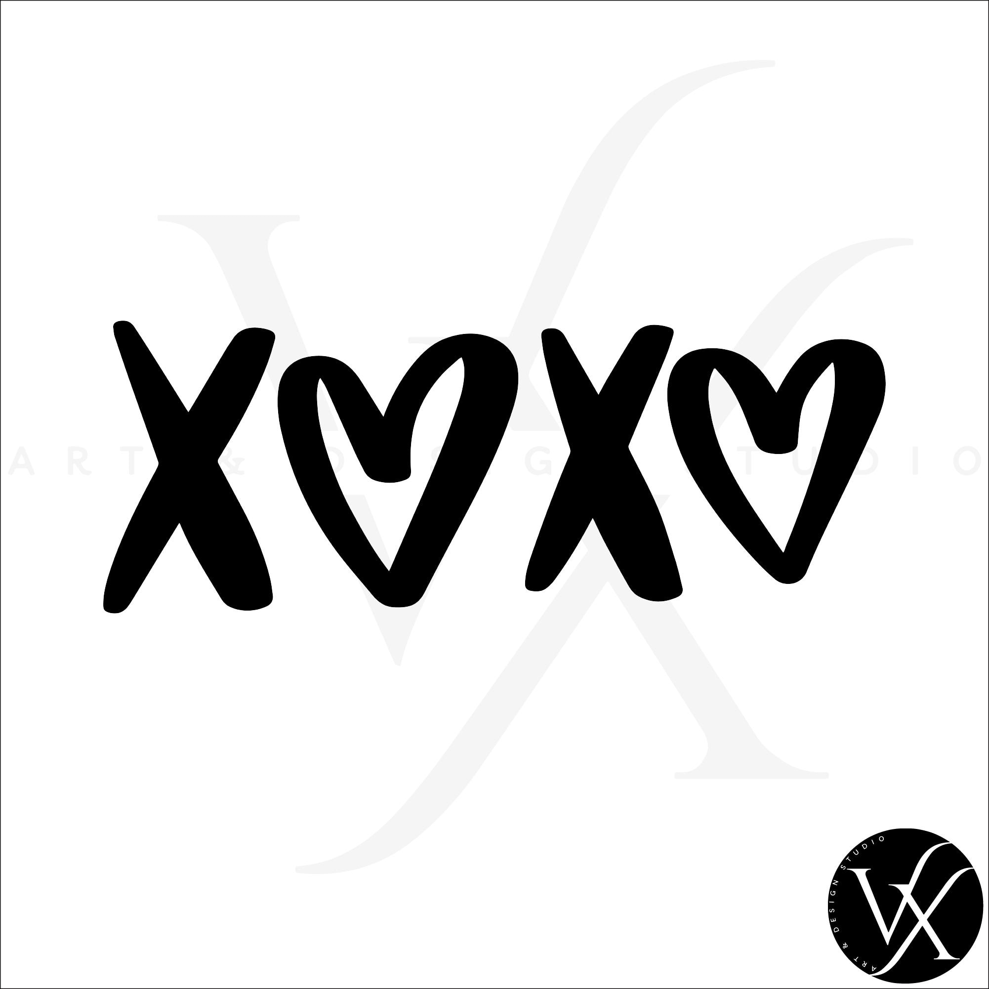 XOXO Valentine's Day SVG, PNG, Cut File (digital) - Etsy