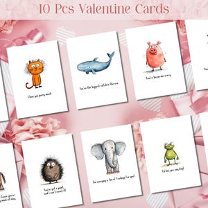 Printable Classroom Valentines Card, Valentines Card for Class ...