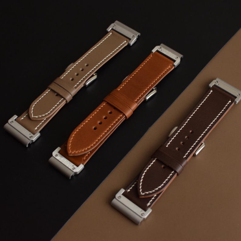 Garmin Watch Strap With Quickfit Handmade ( Custom Listing ) - Etsy