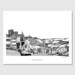 Pittsburgh Skyline | Pittsburgh Drawing | Pen and Ink Wall Art by ...