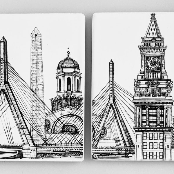 Boston Landmarks - Etsy
