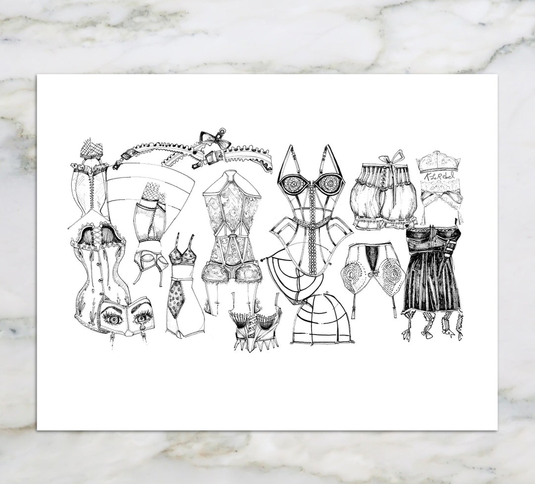 Undressed Frick Museum Exhibition | Her | Pittsburgh Drawing | Wall Art ...