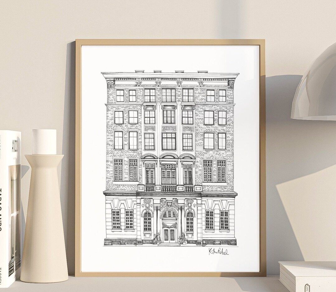 Pittsburgh East Liberty YMCA | Ace Hotel | Pittsburgh Drawing | Pen and ...