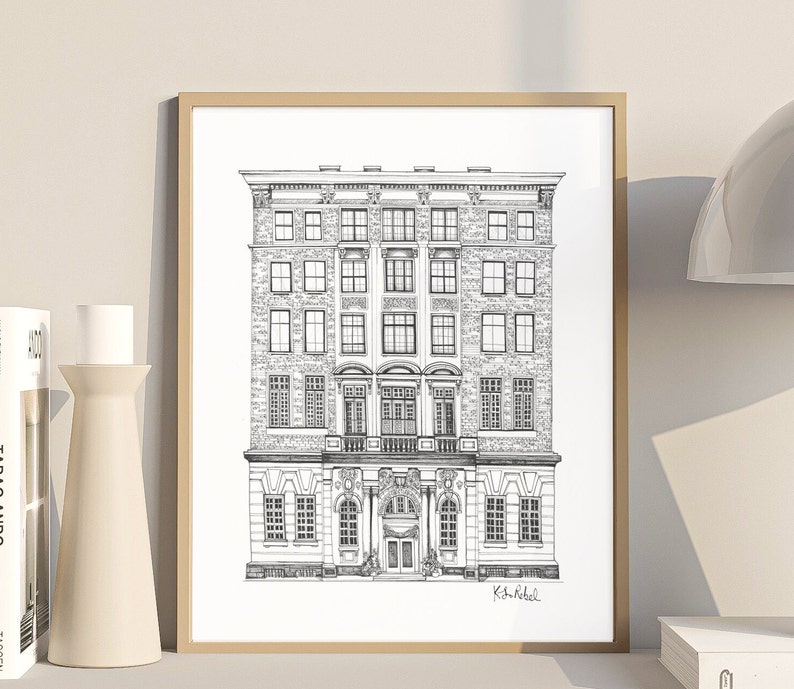 Pittsburgh East Liberty YMCA | Ace Hotel | Pittsburgh Drawing | Pen and ...