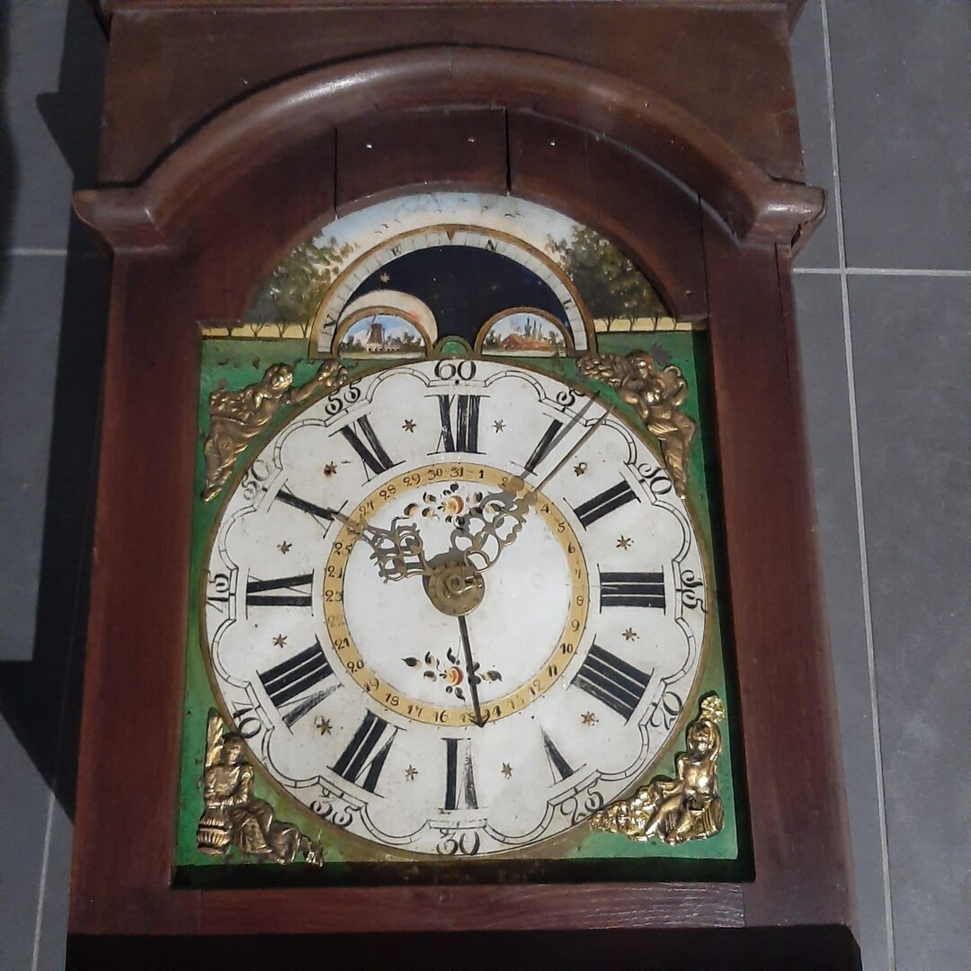 Frisian Cabinet Clock - Original Version, Clockwork With Moon Phase. - Etsy