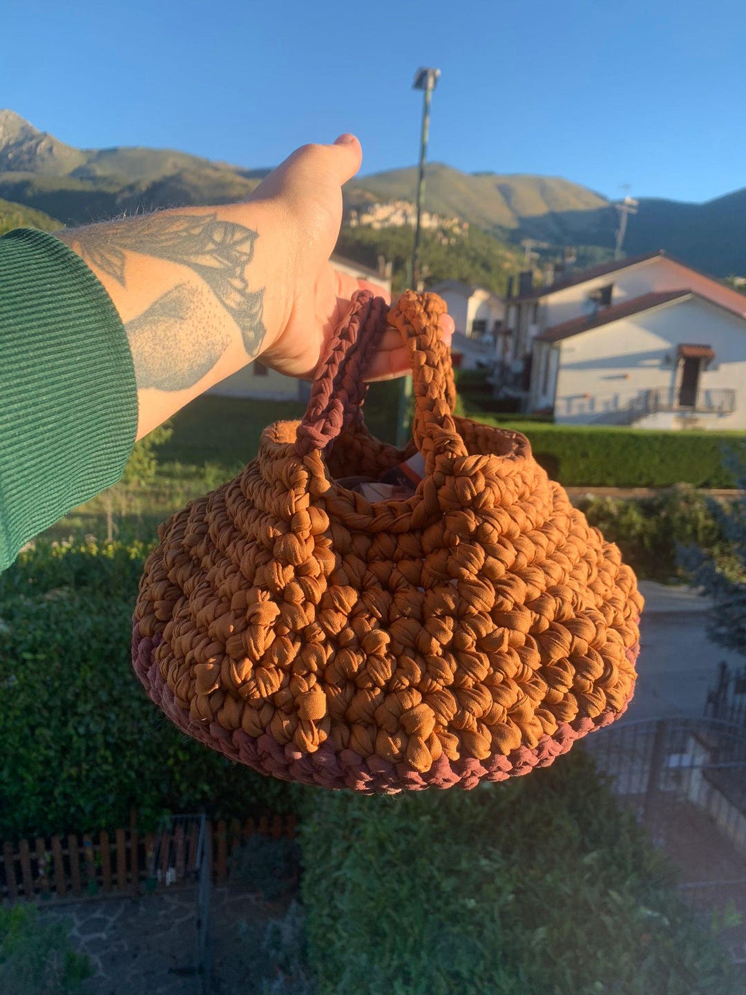 Crochet Handle Bag - Etsy
