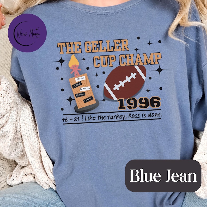 Friends TV Show Inspired Geller Cup Thanksgiving Crewneck T-shirt, Gift ...