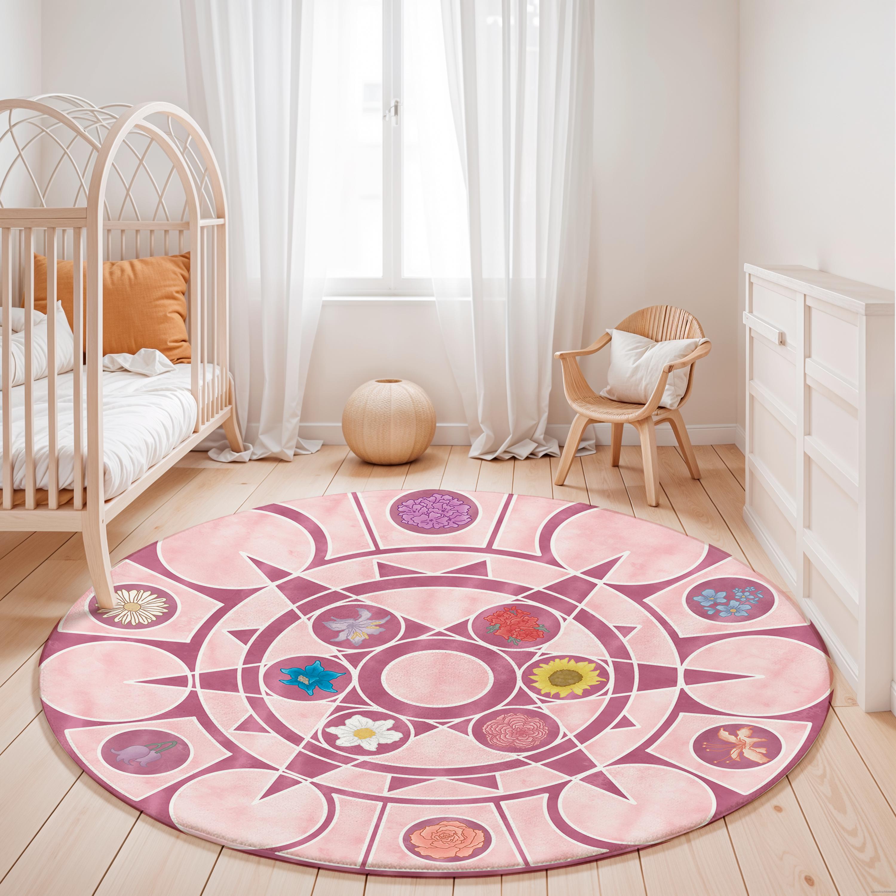 Barbie and the 12 Dancing Princesses - Inspired Round Rug - Etsy