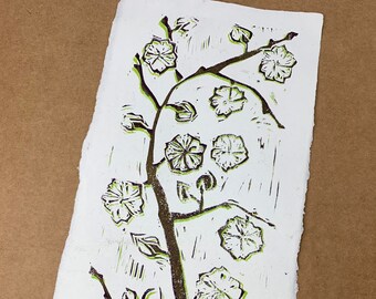 Cherry Block Print - Etsy