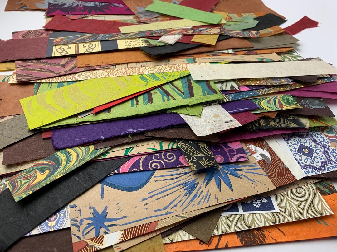 Paper Fun Pack! Mixed Colored Scrap Papers, 4 Oz. Collage Papers ...
