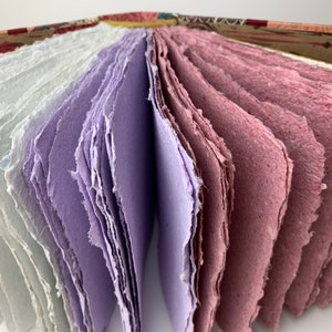 6 X 6 Journal With Handmade Cotton Paper - Etsy