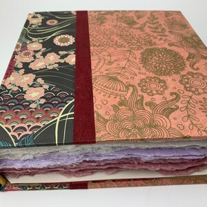 6 X 6 Journal With Handmade Cotton Paper - Etsy