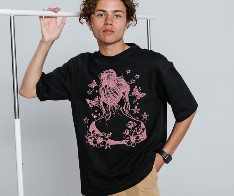 Messy Bun Embroidery Design, Gigi Life, Girl Embroidery, Mothers Day ...