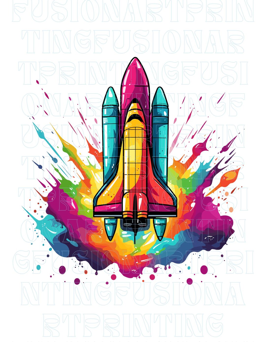 Color Drip Sublimations, Neon Design Downloads, Astronaut Shirt Design ...