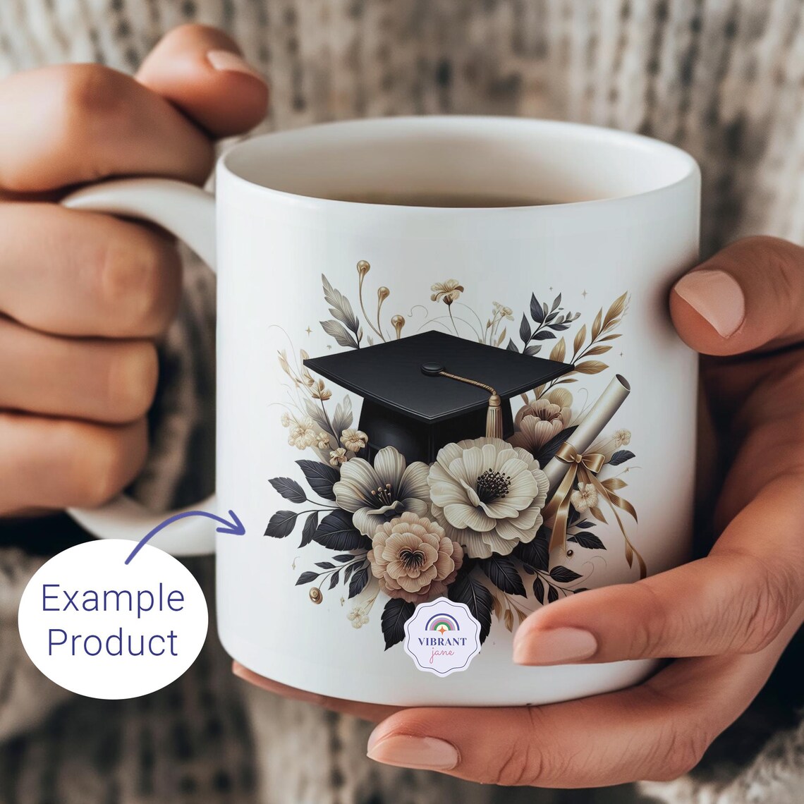 Graduation Cap Clip Art Tshirt Sublimation Design, Digital Download ...