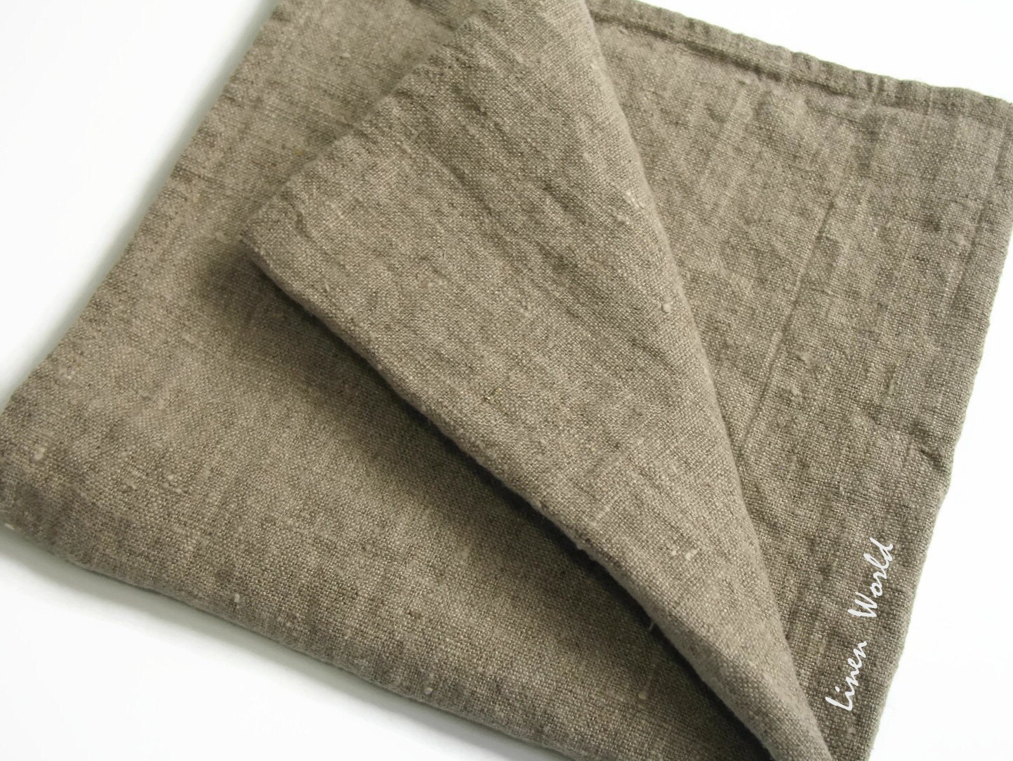 Set of 6 Linen Napkins. Natural Grey Linen Dinner Napkins - Etsy