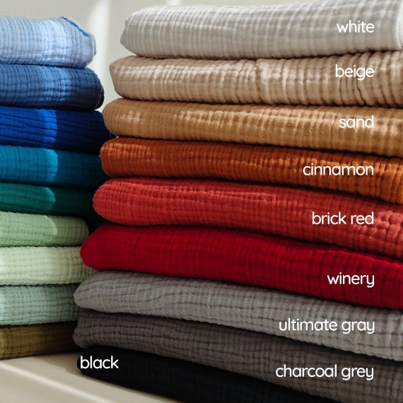 Soft Muslin Scarf Double Gauze Cotton Scarf for Women | Etsy