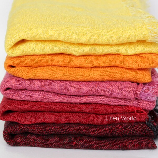 Bright Yellow Scarf - Etsy