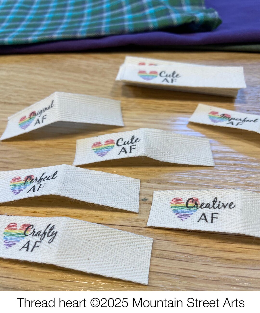 Sew in Labels With Slang Abbreviation AF for Your Plushies, Amigurumi ...