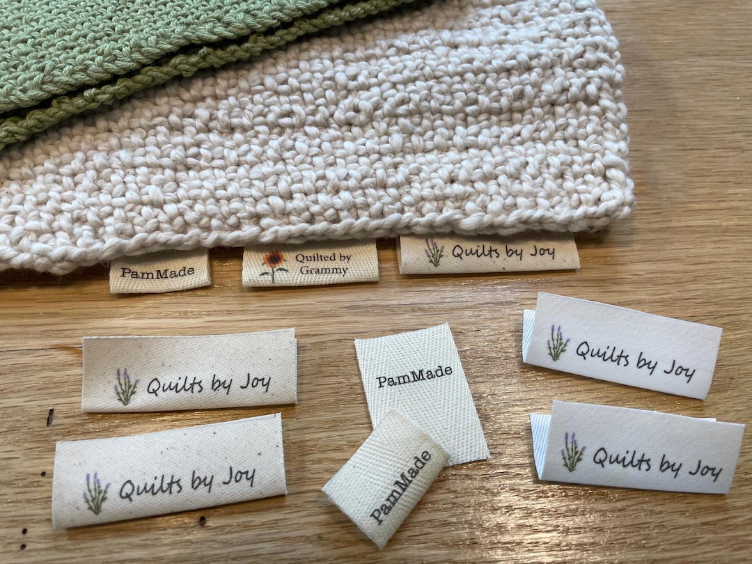 Sew-on Foldable Labels – Custom Fabric Tags for Tote Bags, Quilts ...