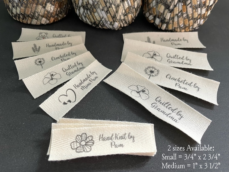 Personalized Labels for Handmade Items. - Etsy
