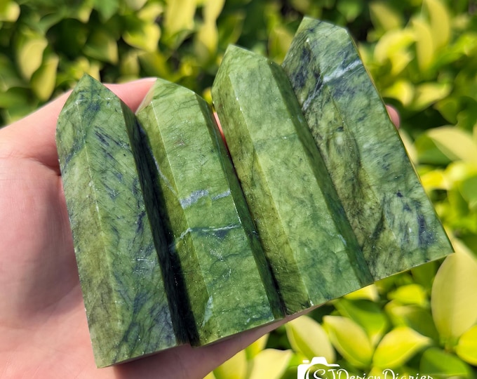 Ruby in Fuchsite Crystal Magic Wand 11.5 Inches Black Silver Magic Wand ...