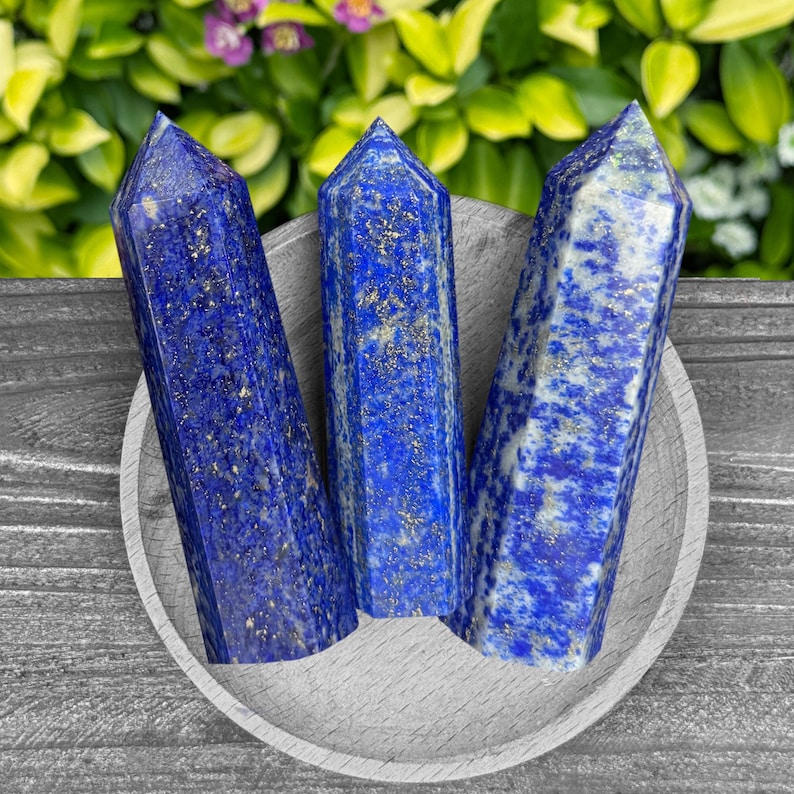 Lapis Lazuli Tower , Wisdom Stone, Metaphysical Crystals,home Decor ...