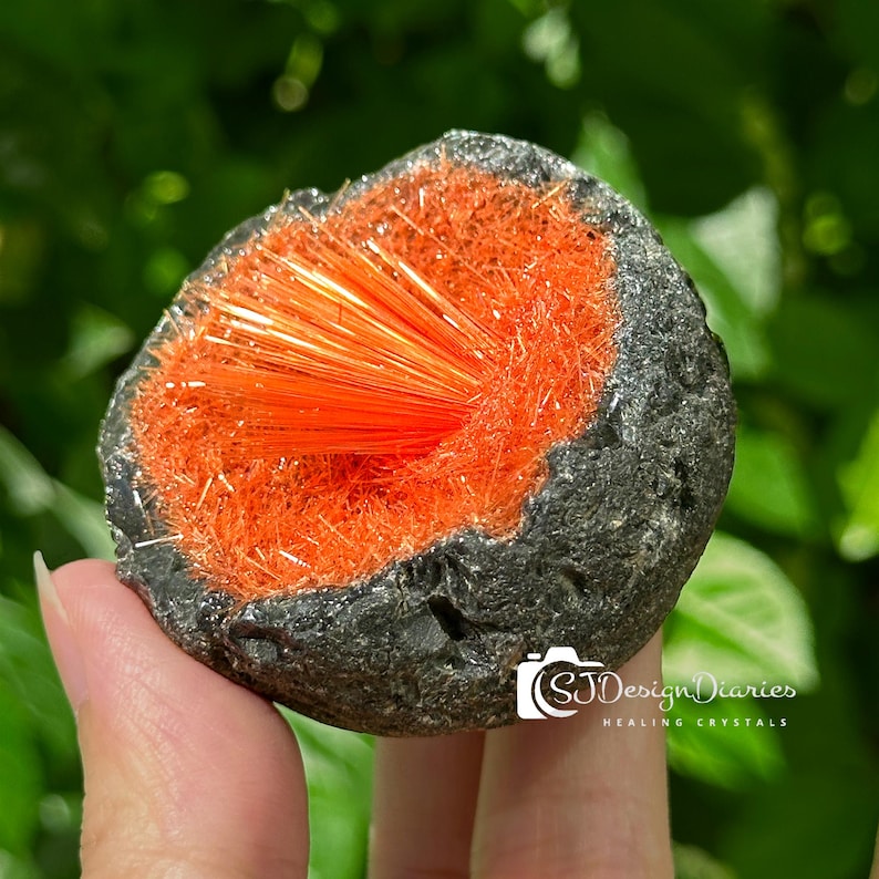 Raw Goethite, Orange Copper Ore, Magnetite Specimen, Mineral Specimen ...