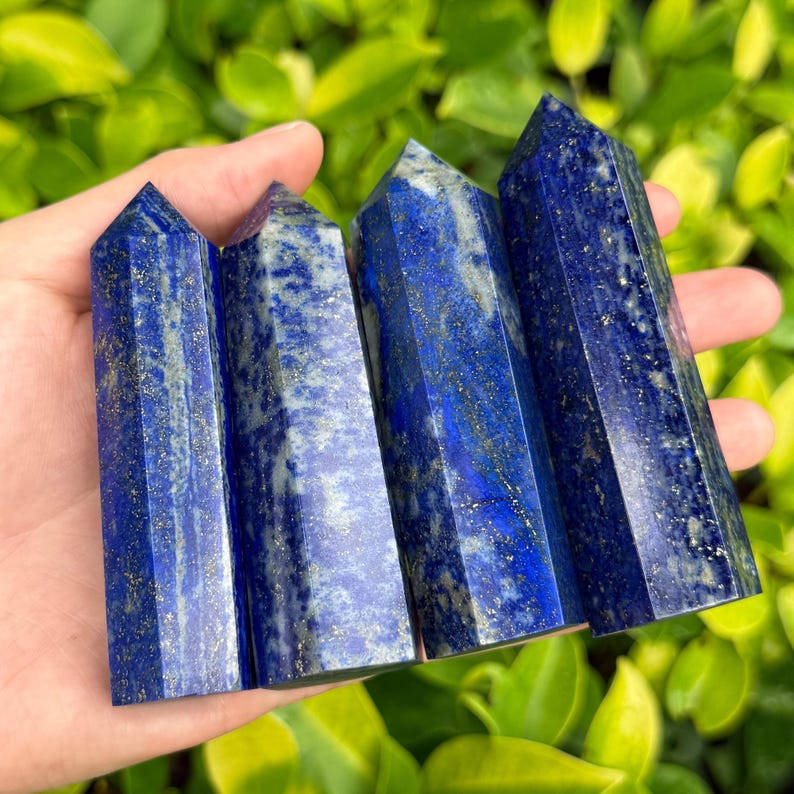 Lapis Lazuli Tower , Wisdom Stone, Metaphysical Crystals,home Decor ...