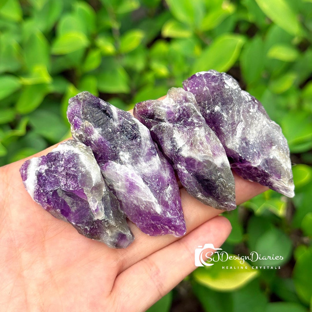 Natural Chevron Amethyst Raw Stone, Chevron Amethyst Raw Stone, Zebra Amethyst, Dream Amethyst ...