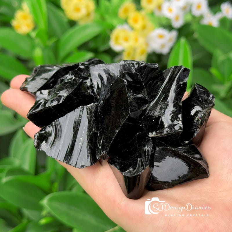 Raw Obsidian - Etsy