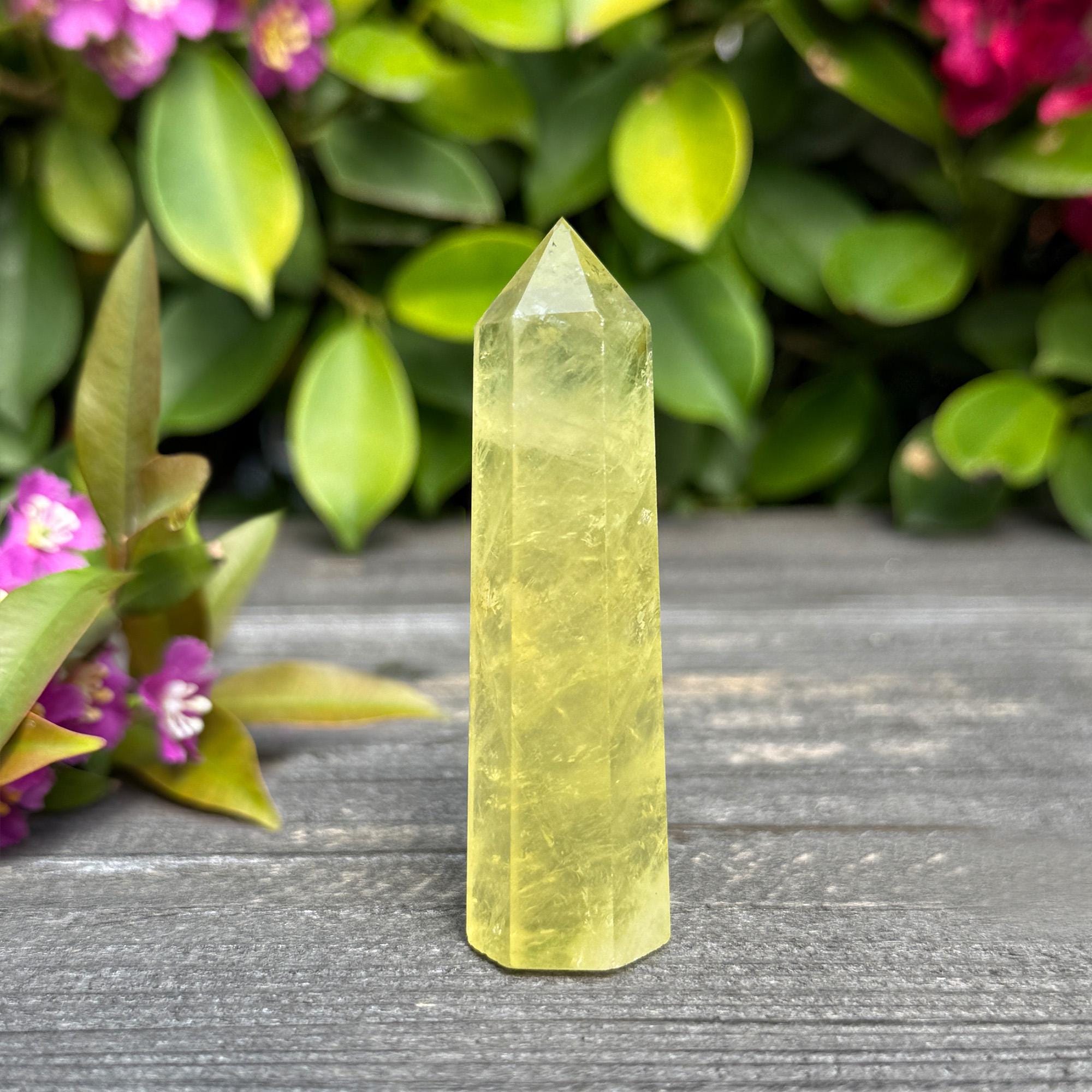 Natural Citrine Quartz Tower, Yellow Crystal Obelisks, Elevate Your ...
