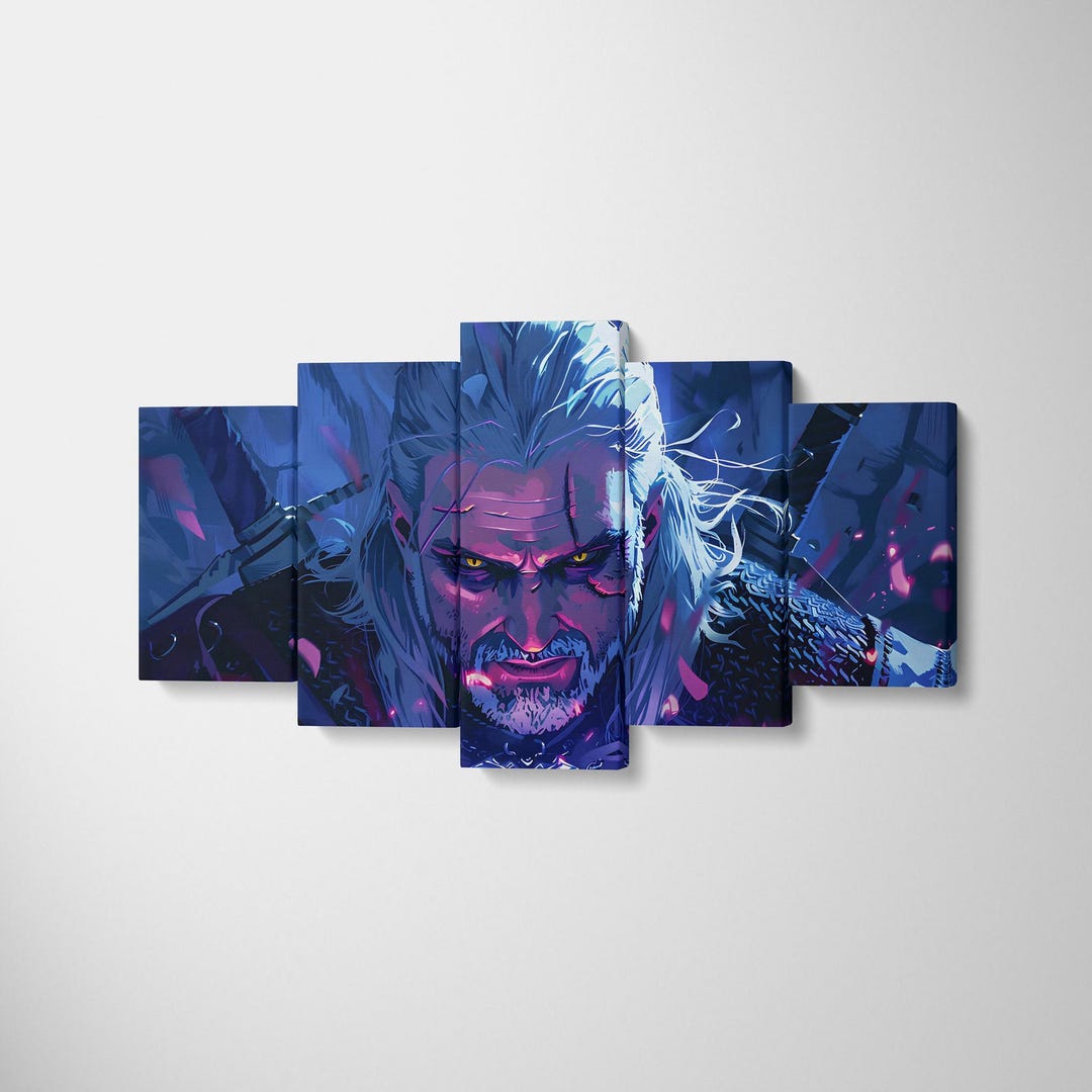 The Witcher 4 Poster, Geralt of Rivia Wall Decor, Canvas Print, Game ...