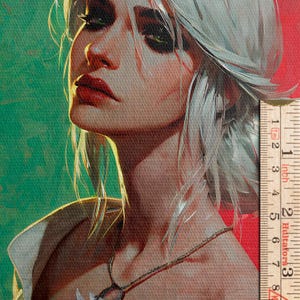 The Witcher IV Wall Decor, Ciri Canvas Print, Ciri Canvas Print, Lion ...
