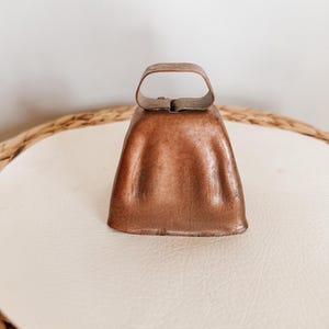 Vintage Small Copper Colored Cowbell Rustic Farmhouse English Cottage ...