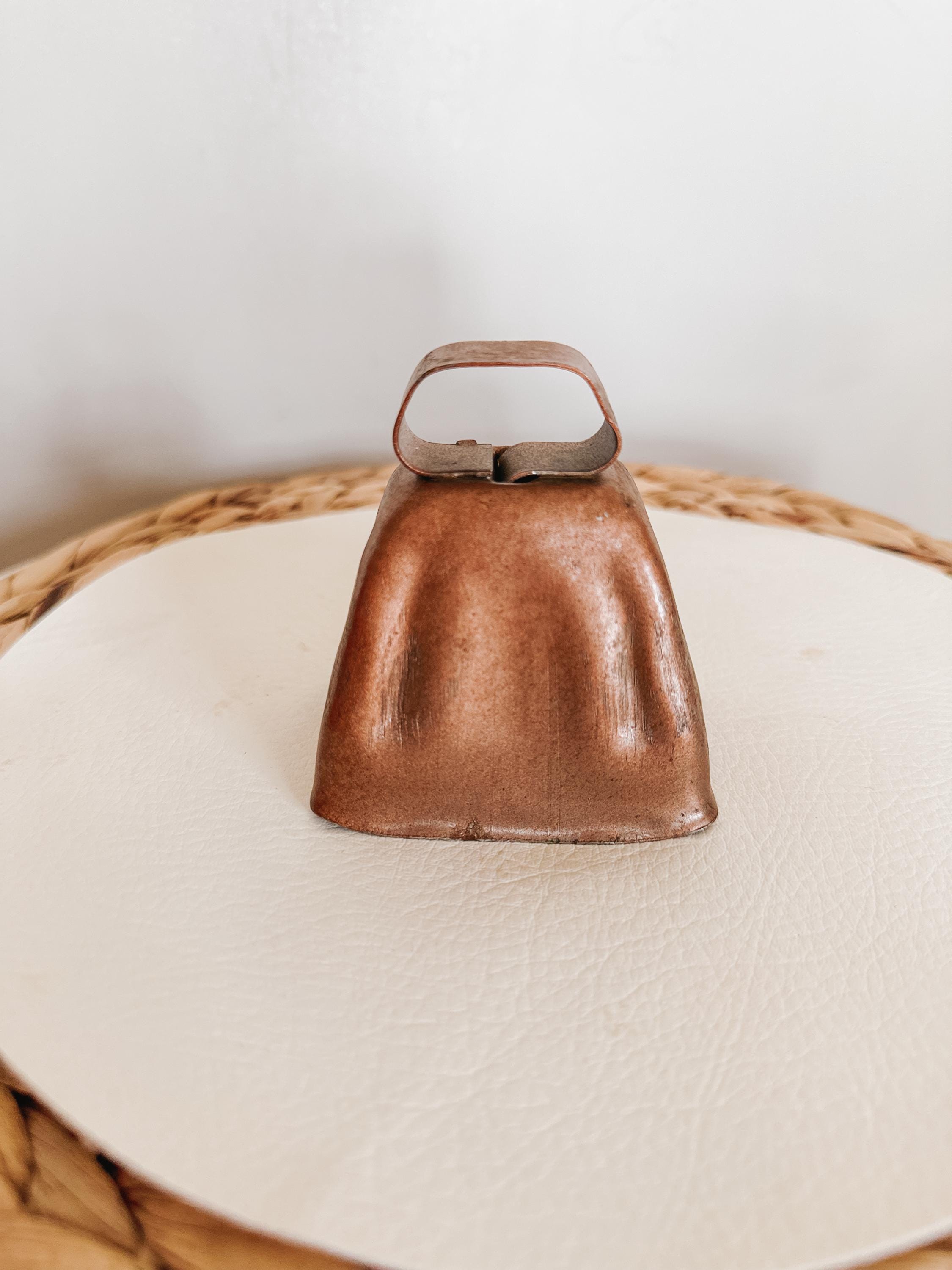 Vintage Small Copper Colored Cowbell Rustic Farmhouse English Cottage ...
