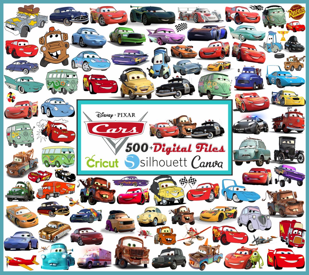 Cars & Planes PNG Clipart Bundle: 450+ Digital Files (instant Download ...