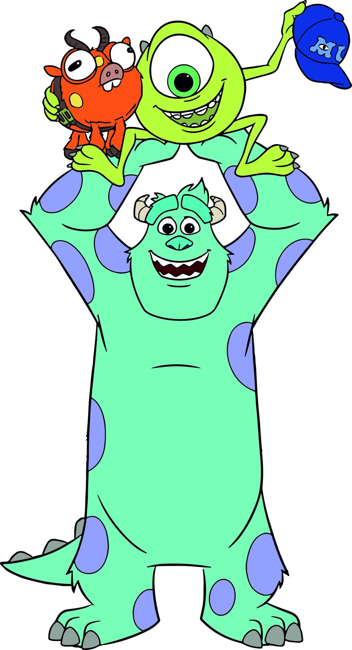 Monsters Inc Clipart Bundle, Monsters Clipart, Monsters Inc Svg Cut ...