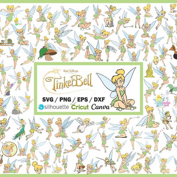 Tinkerbell Svg - Etsy