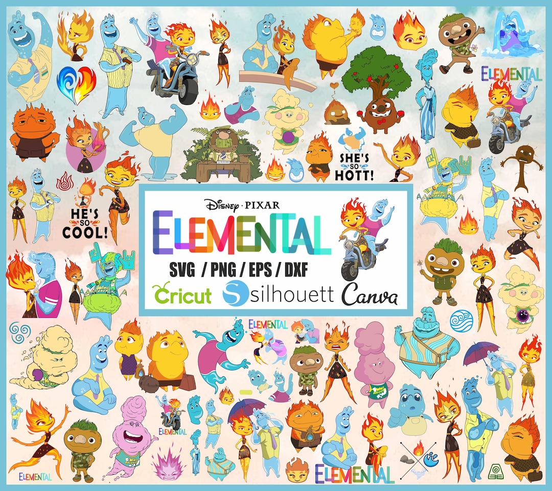 Elemental PNG, Elemental SVG Bundle, Elemental Clipart, Elemental Font ...