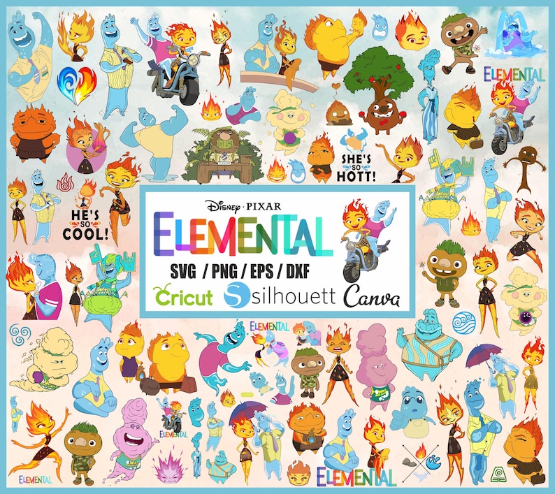 Elemental PNG, Elemental SVG Bundle, Elemental Clipart, Elemental Font ...