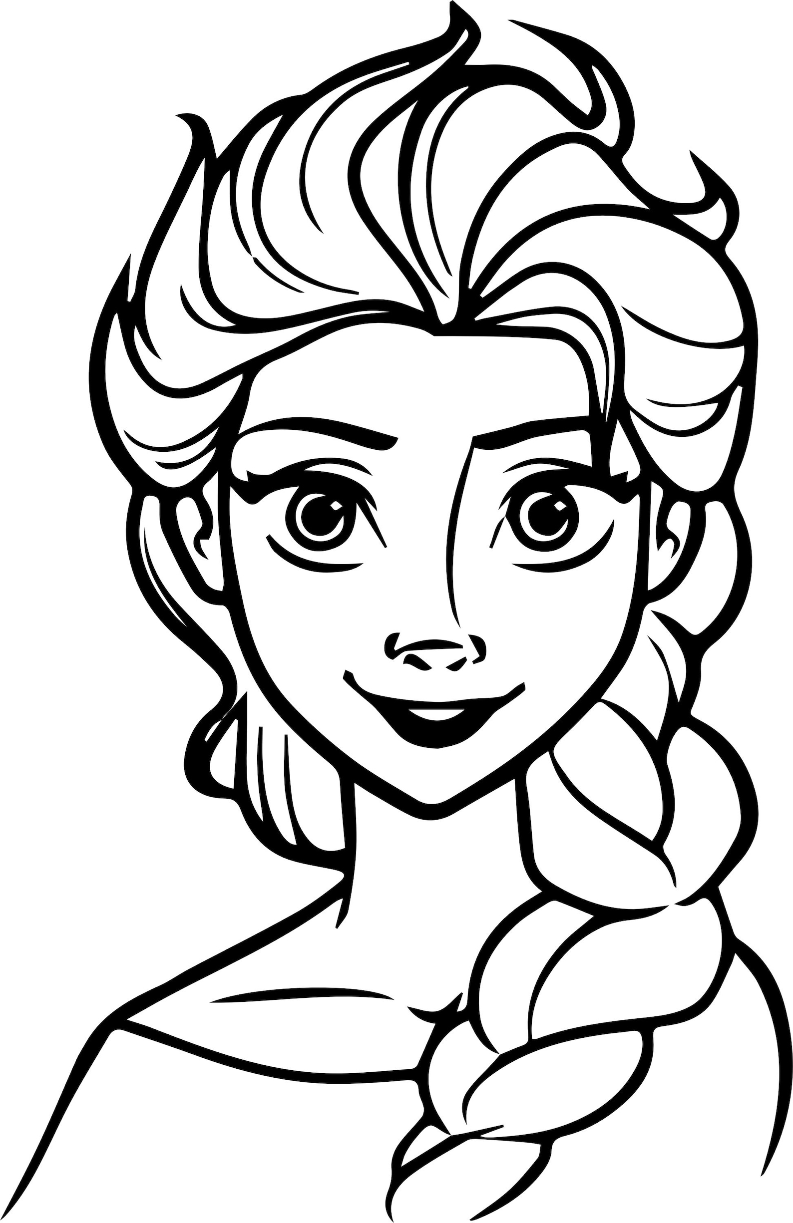 Elsa Svg, Elsa Frozen Svg, Princess Svg, Frozen Elsa Svg, Cute Elsa ...