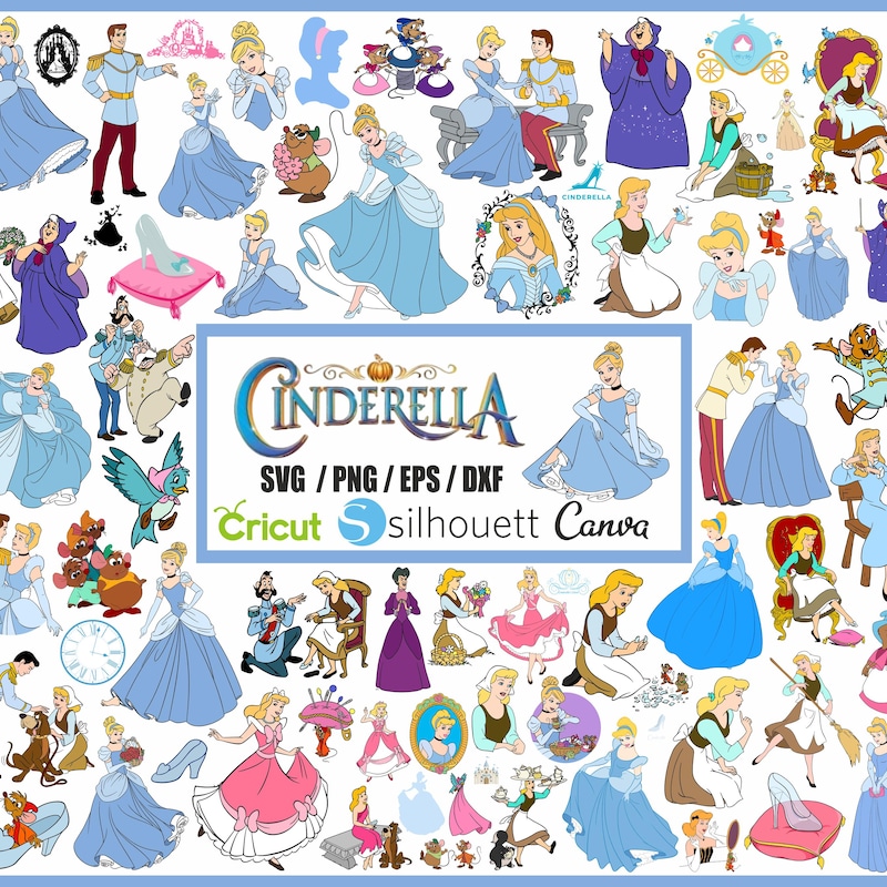 Cinderella Stickers - Etsy