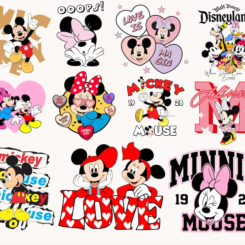 Mickey Mouse Svg - Etsy