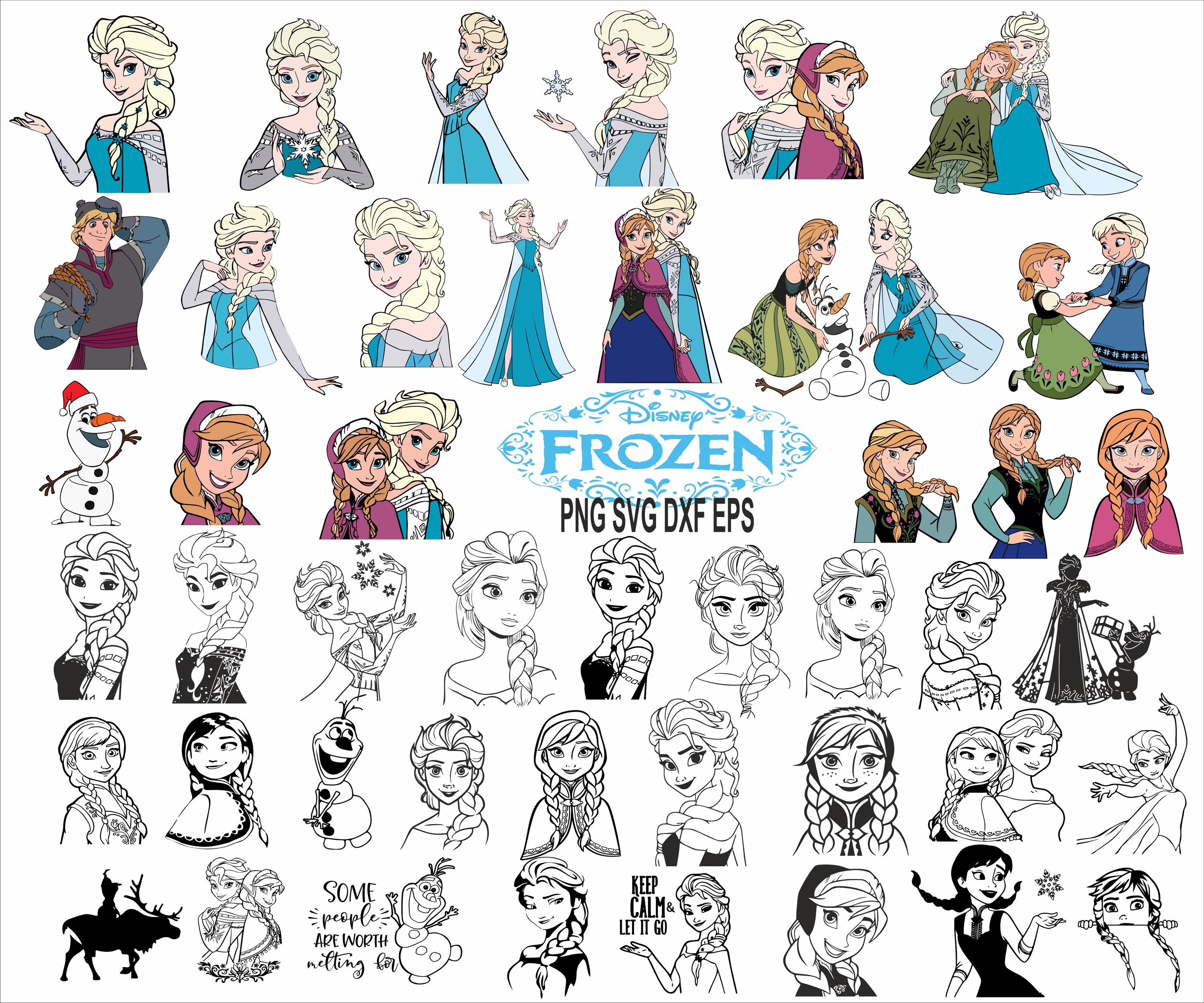 Outline Images Of Elsa