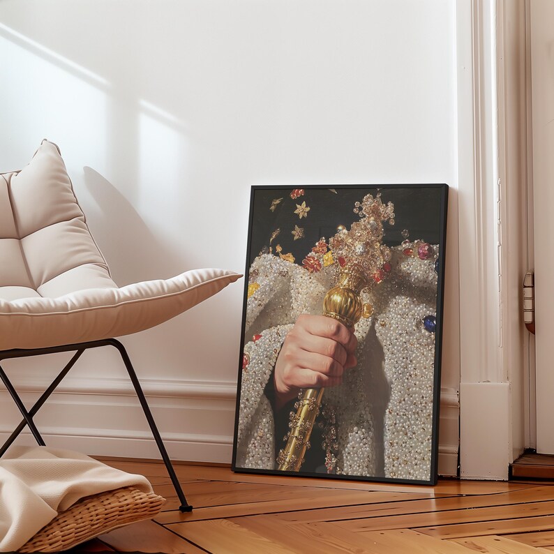 The King's Scepter | Gold | Oil Painting | Classic Art Sophisticated ...