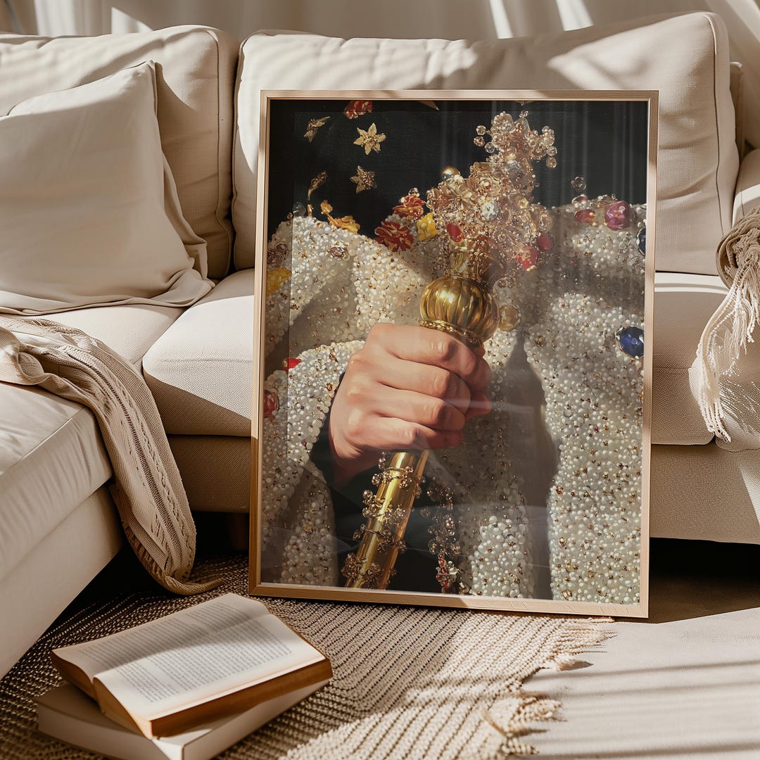 The King's Scepter | Gold | Oil Painting | Classic Art Sophisticated ...